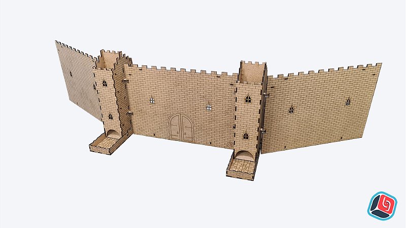 Escudo do Mestre RPG com Torre de Dados em MDF - acessóriosBG ...