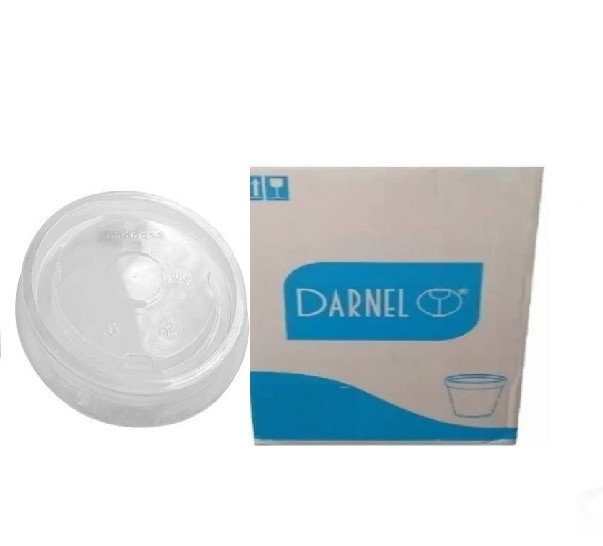 TAMPA PARA COPO TÉRMICO 177ML (06TN) DARNEL CAIXA COM 50X20 UN. - SM Embalagens Descartáveis