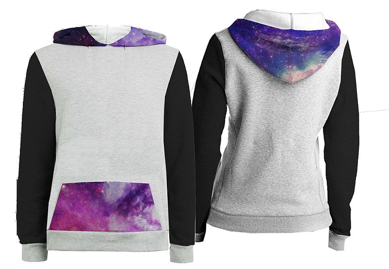 Swag On | Casaco Moletom de Bolso Canguru Galáxia 2 - Swag On