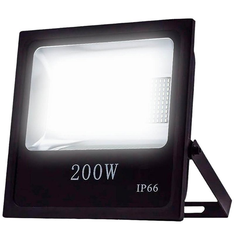 Refletor Holofote LED 200W SMD IP65/IP66 A prova D'Água Branco Frio - Sustenta Led - A maior ...