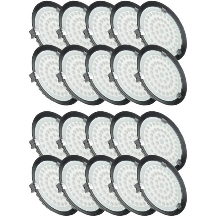 Kit 20 Luminária High Bay 50W LED UFO Industrial Branco Frio 6000k ...