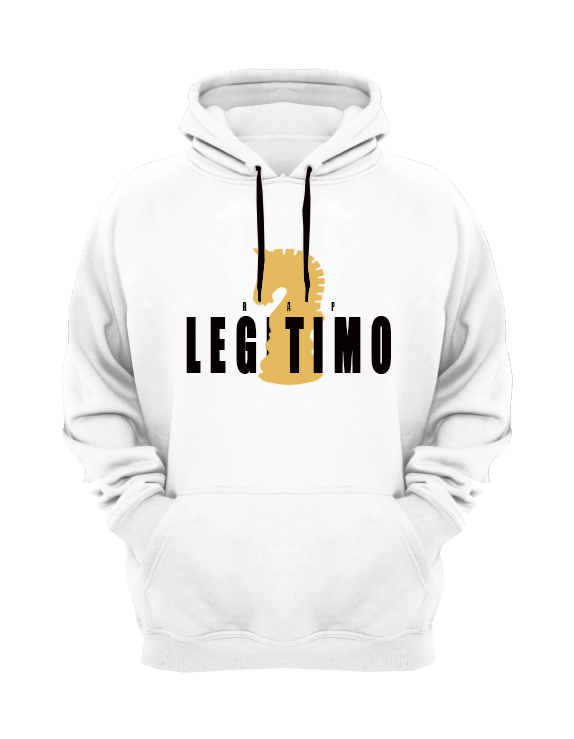 Moletom Rap legitimo 2023 - branco (Edição limitada) - Loja Rap Legítimo