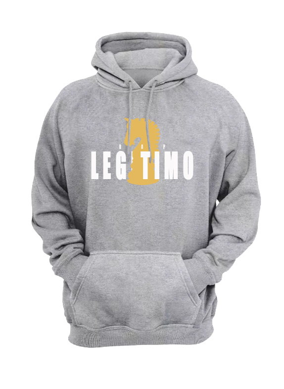Moletom Rap legitimo 2023 - Cinza (Edição limitada) - Loja Rap Legítimo