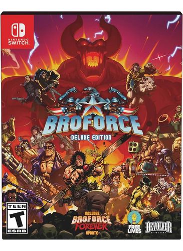 Broforce Deluxe Edition Nintendo Switch - Gestalt Games