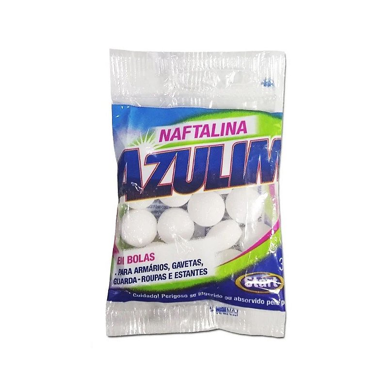 Naftalina 30g - Azulim - Stars Produtos de Limpeza - Cuiabá e Várzea Grande