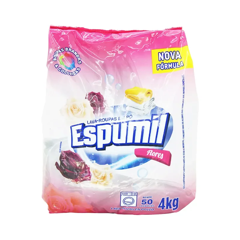 Sabão em Pó Espumil 4kg Flores - Espumil - Stars Produtos de Limpeza ...