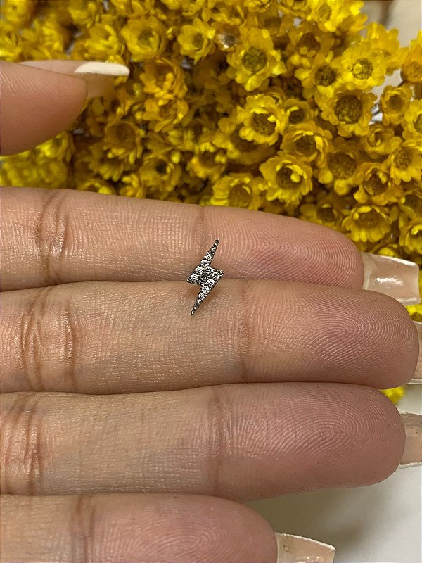 Raio titânio 8mm rosca interna - Ideal Piercing