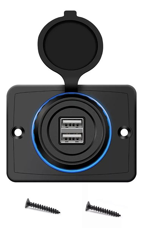 Tomada USB Veicular - Lagos Importadora