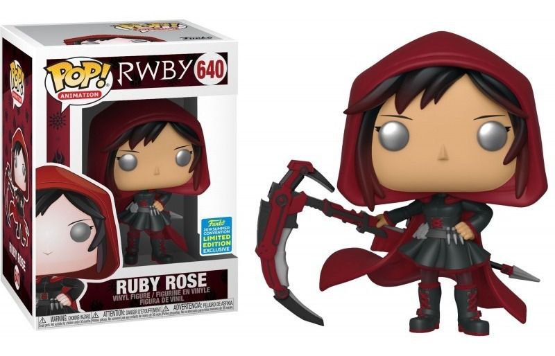 Ruby Rose 640 Exclusivo Pop Funko RWBY - TS Toys