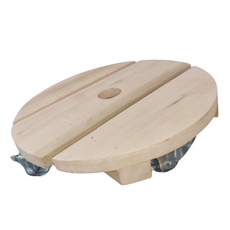 Suporte Para Vaso de Planta Penafort Redondo 40x40 C/ Rodinhas - Penafort