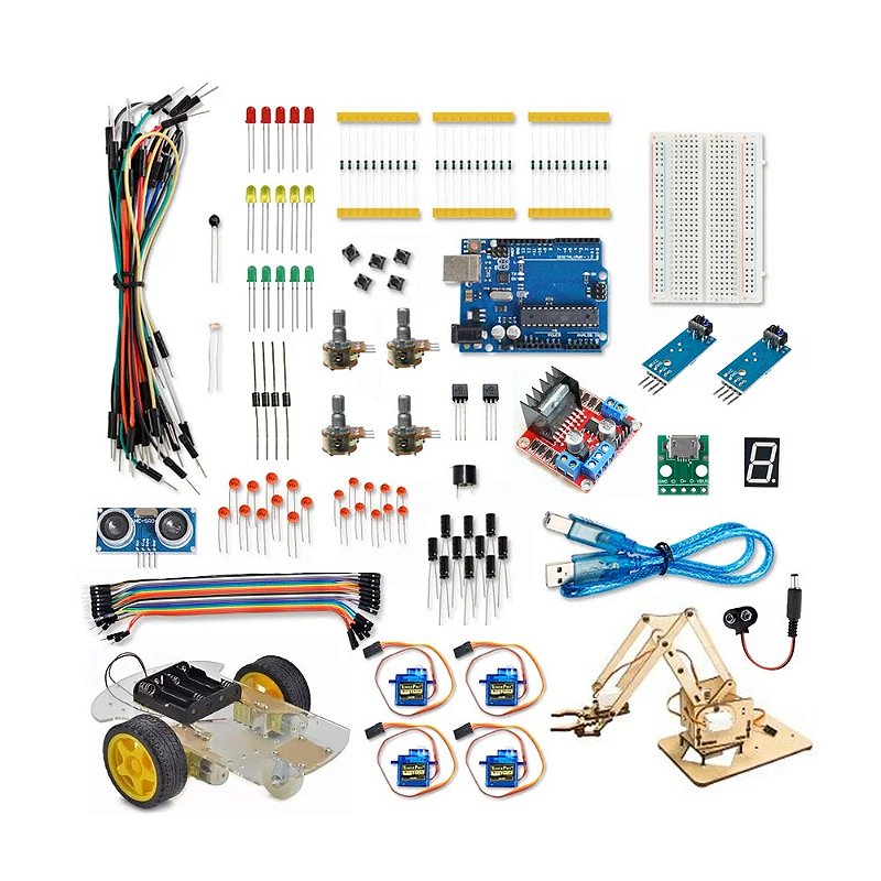 Kit Arduino Robótica - Eletrogate - 12 anos!