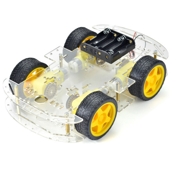 Kit Chassi 4WD Robô para Arduino - Eletrogate - 12 anos!