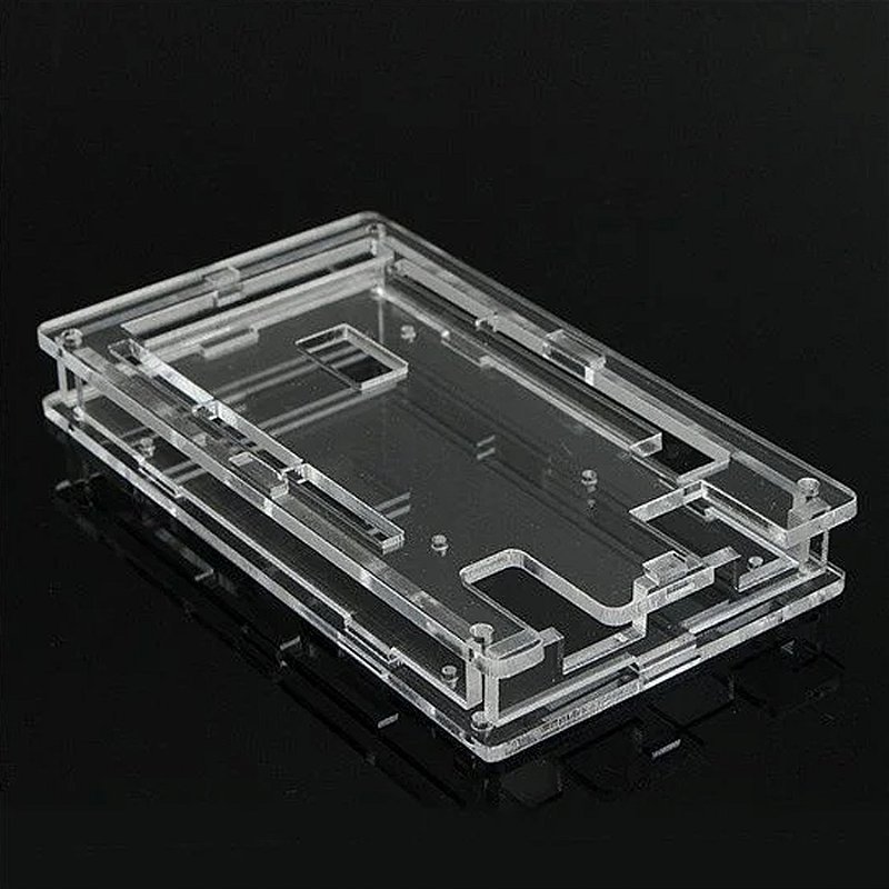 Case para Arduino Mega CH340 em Acrílico Transparente - Eletrogate - 12 ...