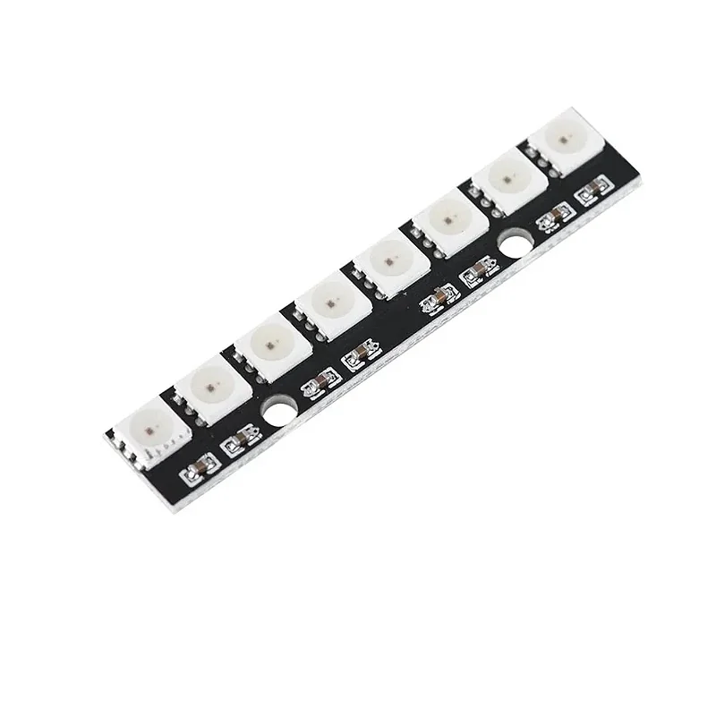 Módulo 8 LEDs RGB WS2812 - Barra - Eletrogate - 12 anos!