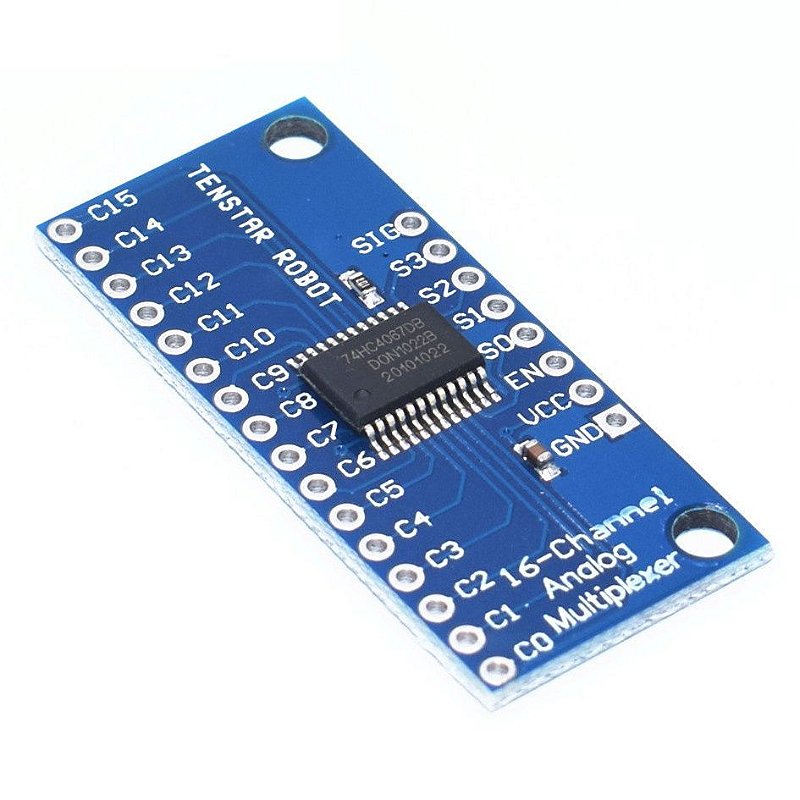 Módulo Multiplexador Analógico Digital 16 Canais CD74HC4067 ...