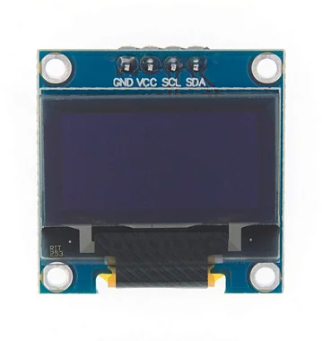Display OLED 128x64 0.96" I2C Azul/Amarelo - Eletrogate - 12 anos!