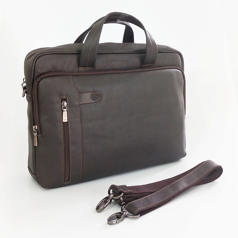 Pasta para Notebook em Couro - Bennesh 60002 - Café - Guanacos Pastas e ...