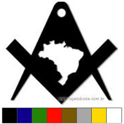 Adesivo Esquadro Compasso com Mapa - Loja do Bode - artigos maçônicos ...