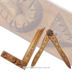 Esquadro e Compasso em Madeira - modelo 02 - Loja do Bode - artigos ...