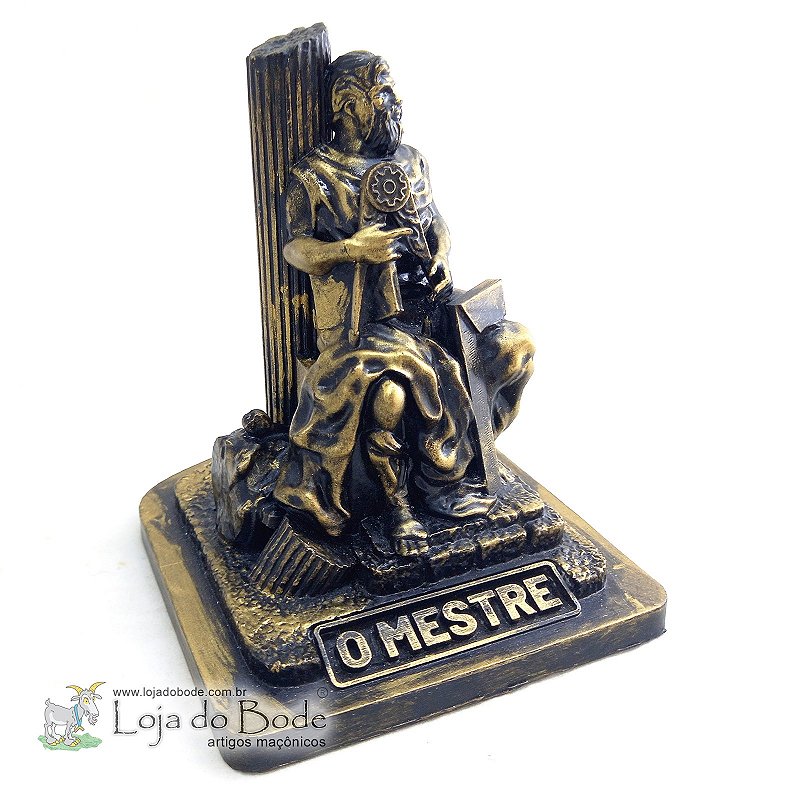 O Mestre - Estatueta Mestre Maçom - Loja do Bode - artigos maçônicos ...