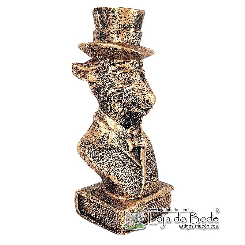 Bode de Cartola Sobre Livro - Bode da Maçonaria - Loja do Bode ...