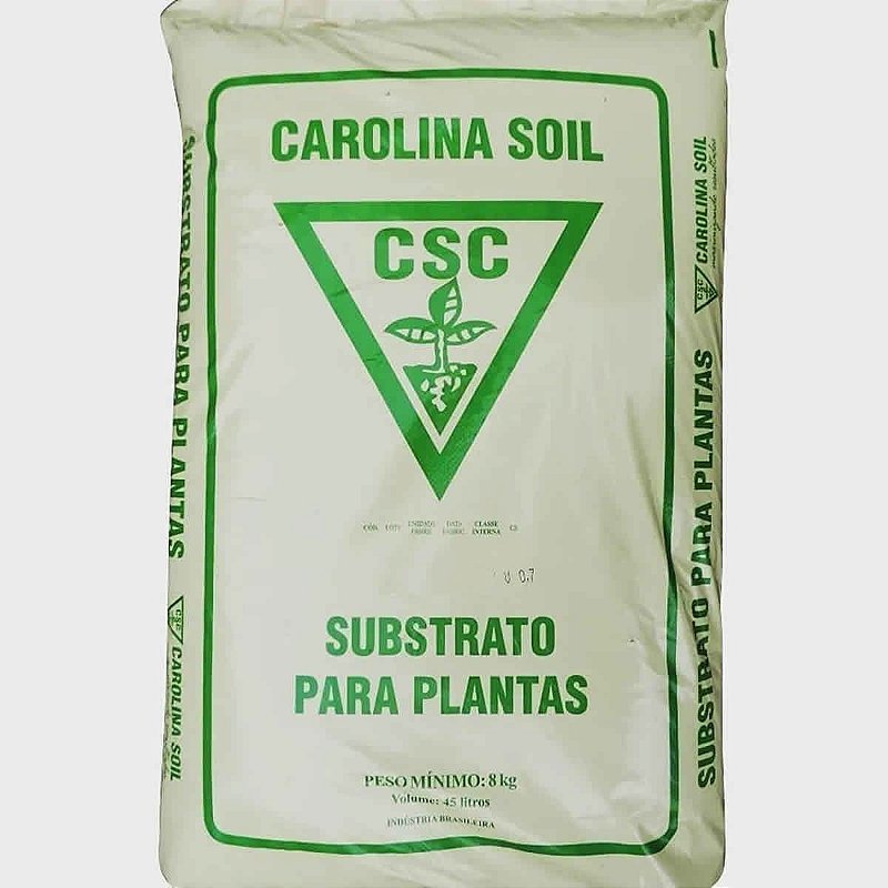 Substrato Plantas Carolina Soil Padrão Ec 0,7 - 45 Litros - Mudas, Flo ...