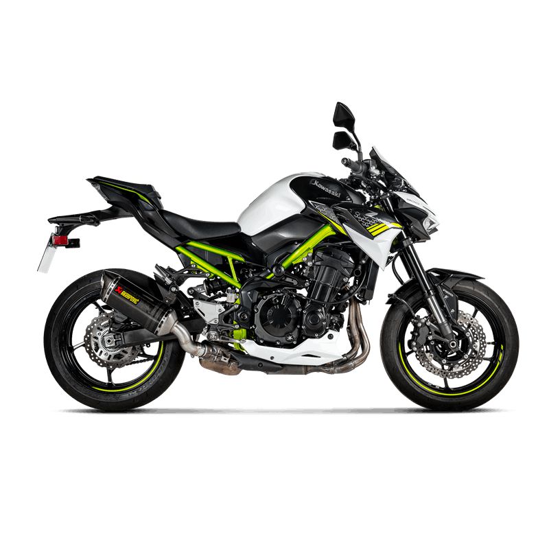 Ponteira Akrapovic em carbono para Kawasaki Z900 A2 ano 2020 em diante ...