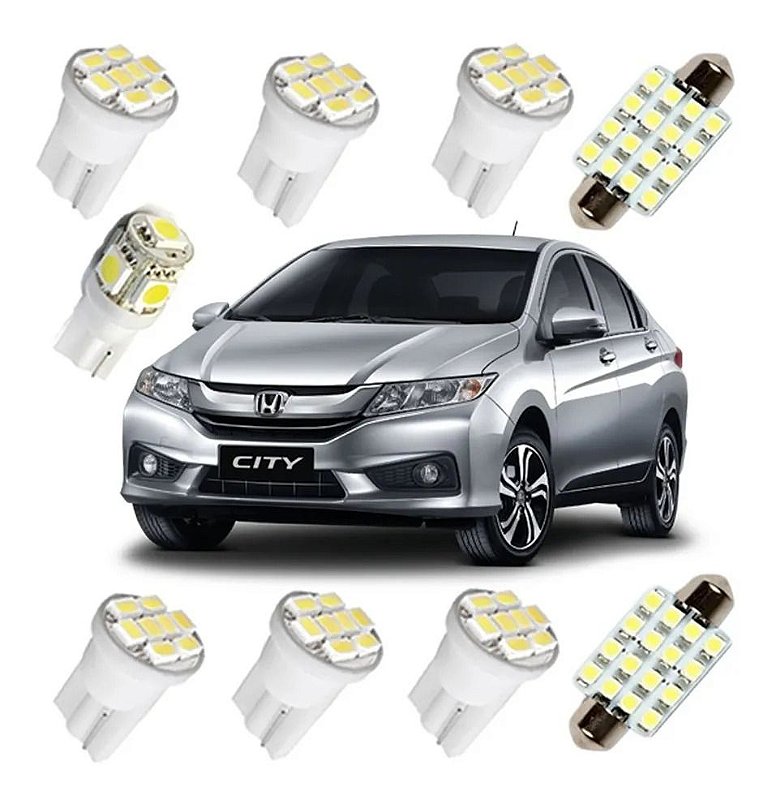 Kit de Lâmpadas de LED Para Honda City - Premium LED - Iluminação ...