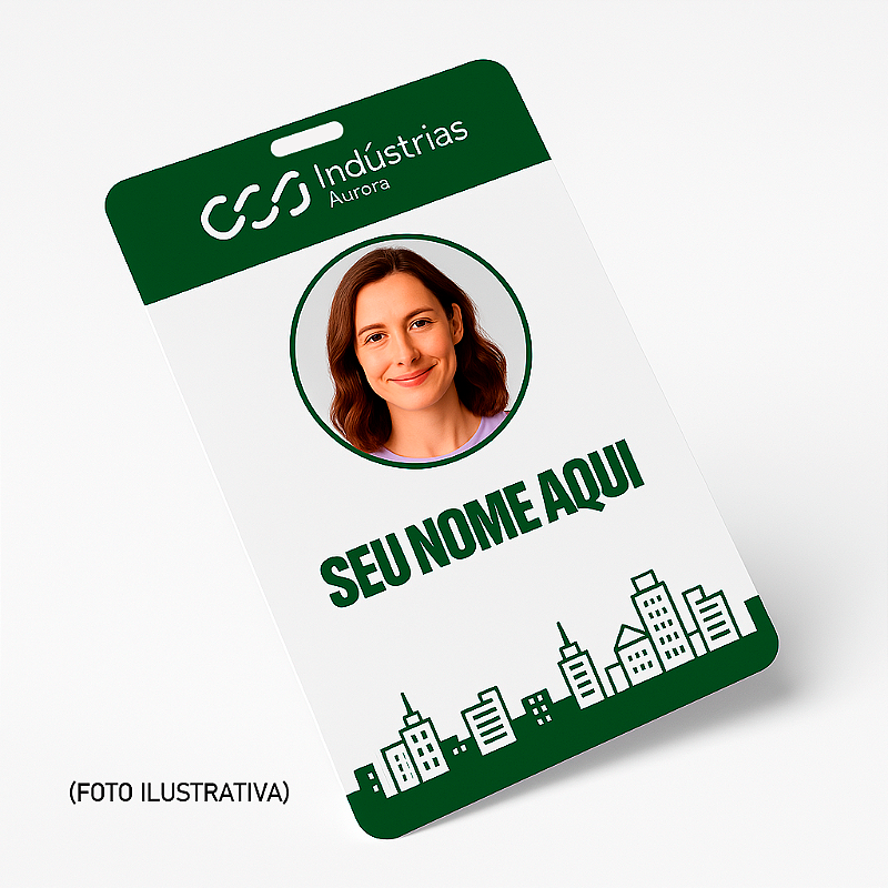 Crachá Personalizado em PVC com Brilho | Los Copiadores RJ - Los ...