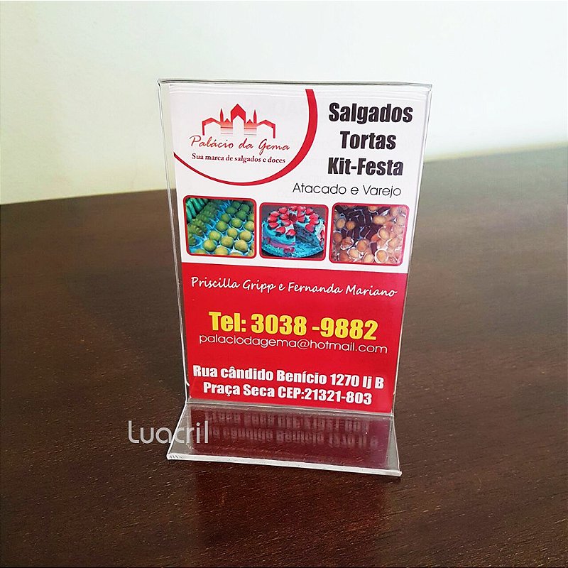 DISPLAY, DISPLAY DE MESA, 10X15, DISPLAY 10X15, DISPLAY PARA MESA - LUACRIL