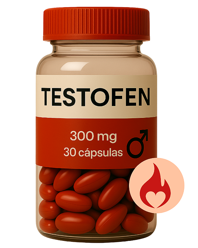 Testofen® 300mg | 30 caps – Aumento Natural de Testosterona Masculina ...