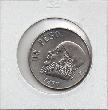 Moeda do México 1 Peso - 1970 - Numismática Império