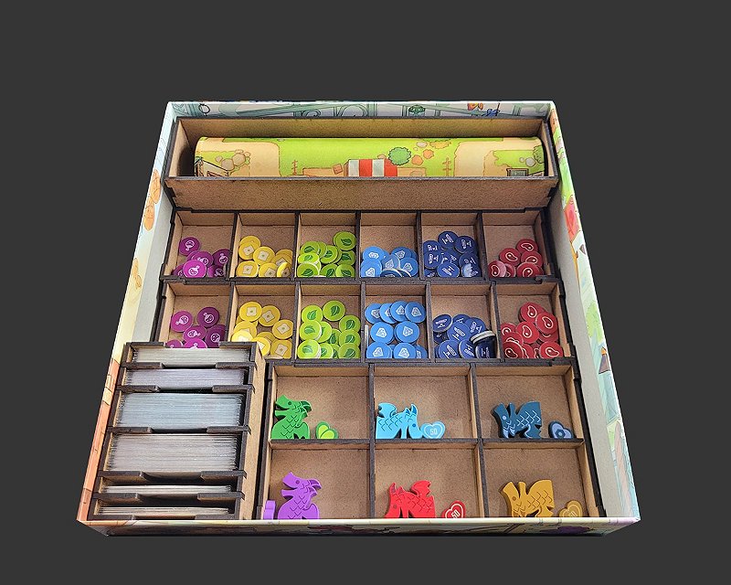 Organizador (INSERT MDF) para Flamecraft - Versão Padrão (com Dashboard ...