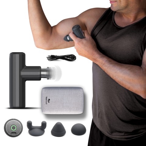 Massageador elétrico pistola MINI DEEP THERAPY - RELAXMEDIC - Ortopedia ...