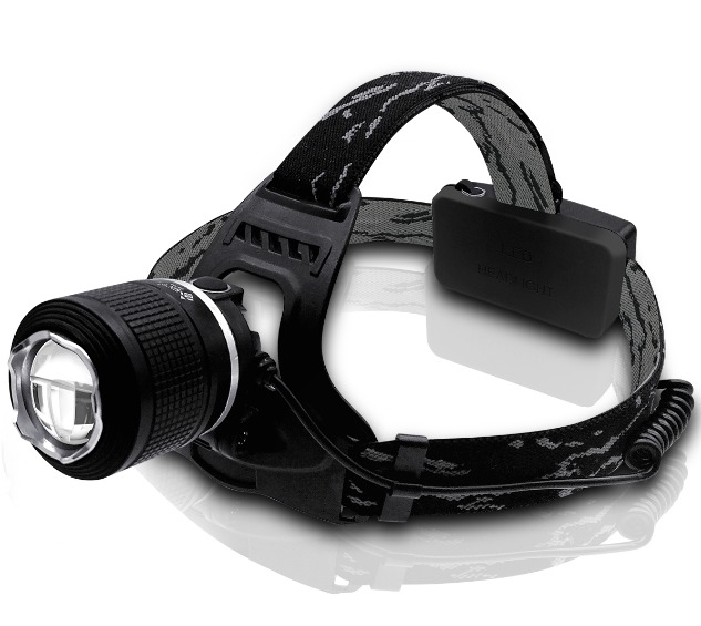 Lanterna De Cabeça Profissional LED Super Potente Bateria Recarregável ...