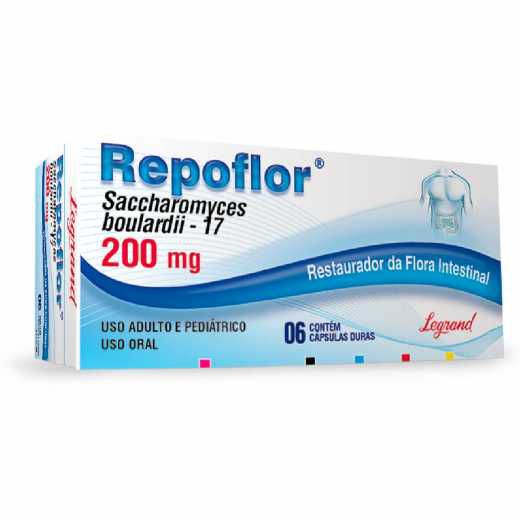 FLORATIL SACCHAROMYCES BOULARDII REPOFLOR FLORENT DIARREIA - Drogaria ...