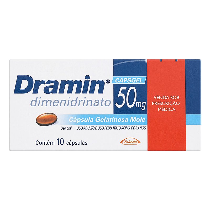 DIMENIDRINATO NAUSEA VOMITO DRAMIN - Drogaria do Farmacêutico