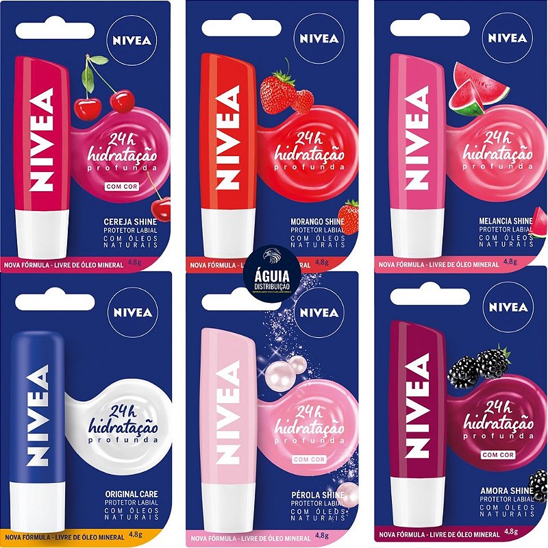 PROTETOR LABIAL HIDRANTE LABIAL NIVEA - Drogaria do Farmacêutico