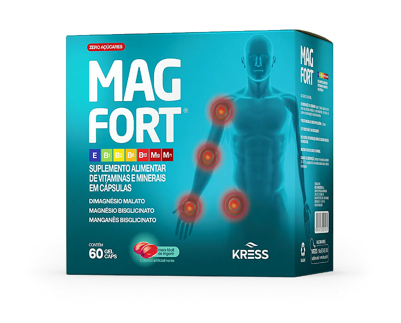 MAGFORT CONDRES FIXARE MAGNESIO DIMALATO DIMAG MAG5 - Drogaria do ...