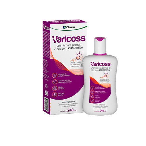 VARICOSS VENALOT CREME PÉS PERNAS CIRCULAÇÃO CANSAÇO VARIZES CUMARINA ...