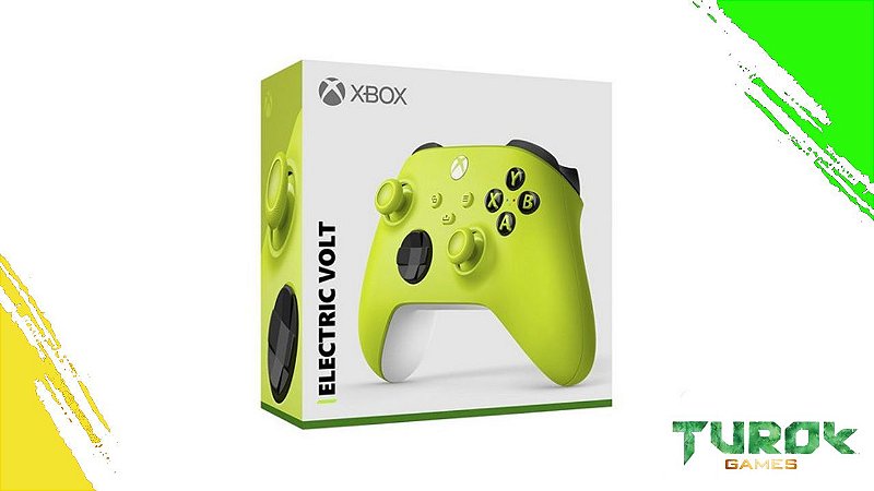 Controle Xbox Eletric Volt Wireless Original | Turok Games MG - Turok ...