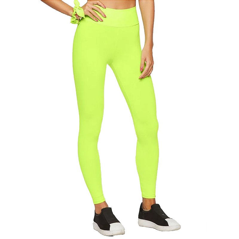 Calça Legging Lisa Colorful Amarelo Neon BODY FOR SURE - Euforia - Moda ...