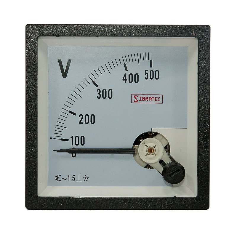 Voltímetro Analógico 0-500VCA 72x72mm | View Tech - View Tech | A Maior ...