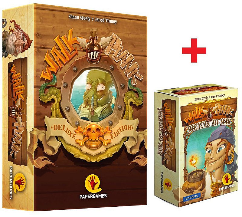 Walk the Plank + Piratas ao Mar Papergames - PandaBoardGames