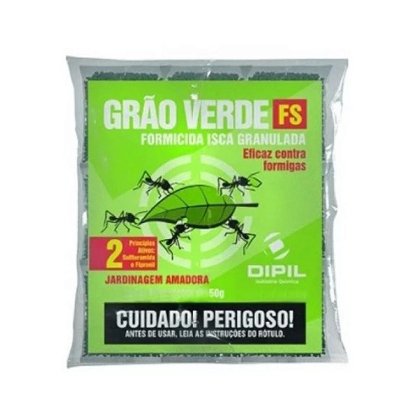 Formicida Granulado - 500g - Grão Verde FS - Dancruz Plantas