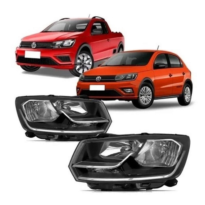 Farol Duplo Gol G8 Saveiro G7 2017 2018 2019 - RC&A Autopeças ...