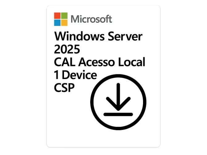 Windows Server 2025 CAL - DG7GMGF0PWHT-005 - Manchester Automação Comercial