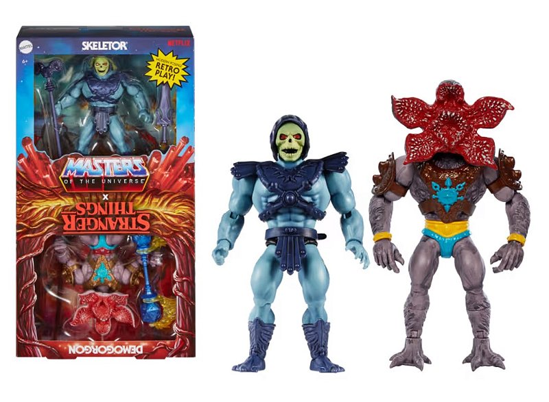 Skeletor X Demogorgon - MOTU X Stranger Things - HVV72 - Mattel - Loja ...