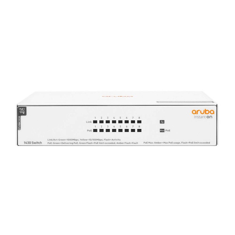 Switch Aruba Instant On 1430 L2 8G PoE CL4 64W R8R46A - Oukey Store ...
