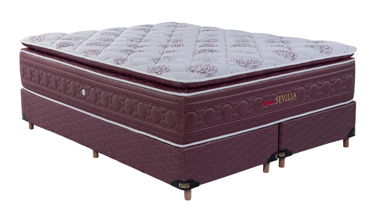 Conjunto Colchão e Box Onix Sevilla - Móveis, Colchões, Cama, Mesa e Banho.